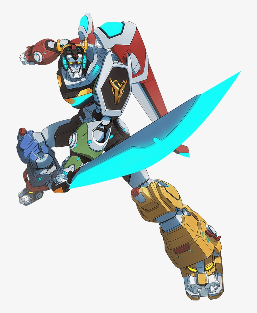 Voltron - Voltron Sword Attack - Basic Figure Transparent PNG - 737x938 ...