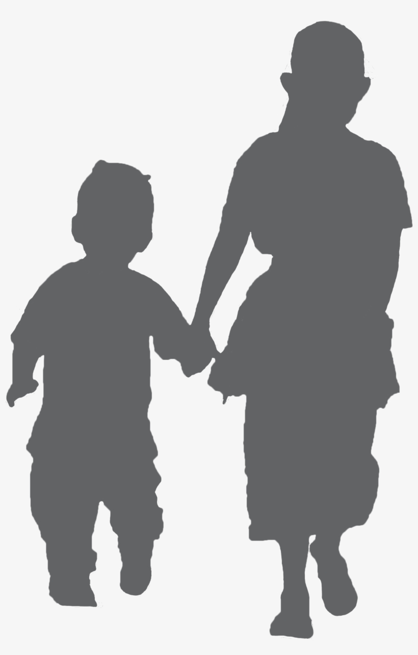 Two Kids Walking Holding Hands Grey - Child Transparent PNG - 2290x3431 ...