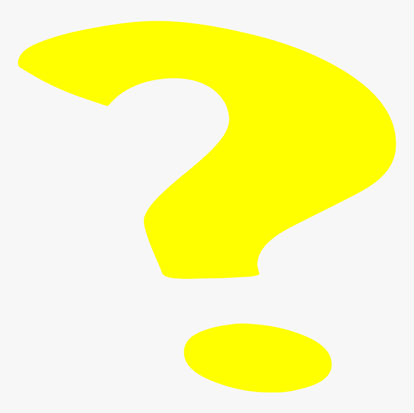 Yellow Question Mark Inside Red Circle Clip Art - Yellow Question Mark ...