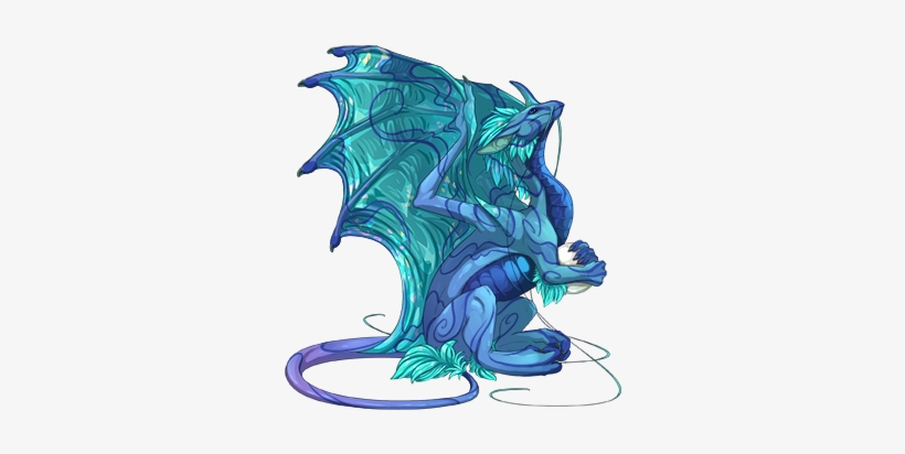 0tcrkae - Flight Rising Water Dragon Transparent PNG - 350x350 - Free ...