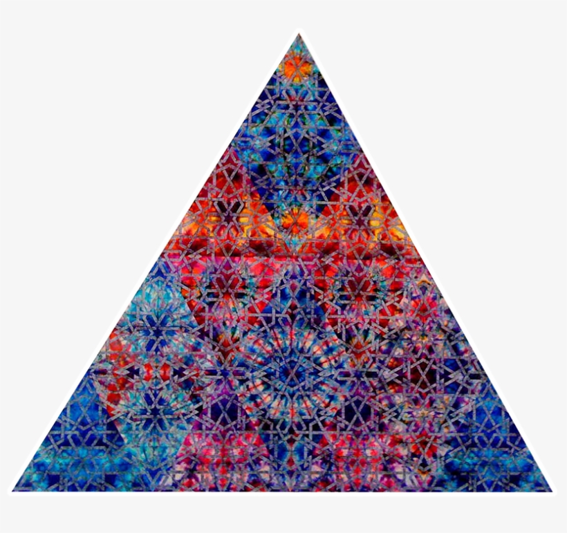 Rose Triangle - Philip Taaffe Rose Triangle Transparent PNG - 812x691 ...