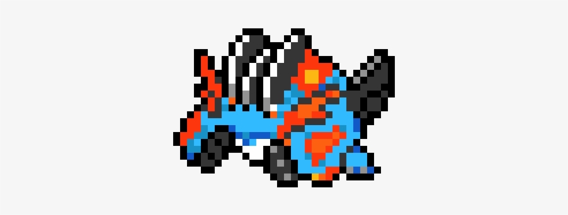 Mega Swampert - Mega Swampert Pixel Art Transparent PNG - 520x280 ...