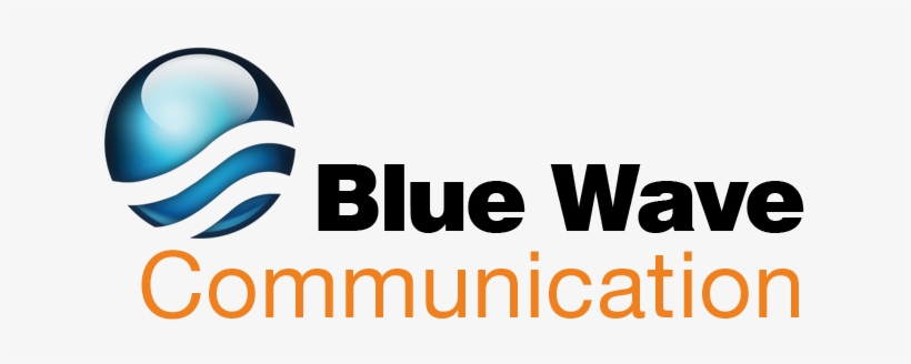 Logo Bluewave Medium - Logo Blue Wave Communication Transparent PNG ...