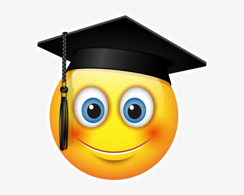 Download Grad Emoji - Emoji Graduate - HD Transparent PNG - NicePNG.com