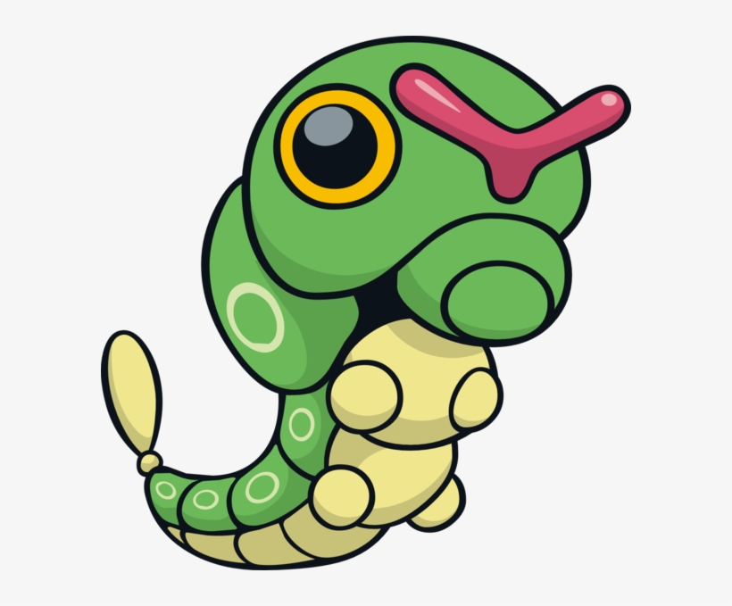 Caterpie Dream - Caterpie Pokemon Transparent PNG - 594x599 - Free ...