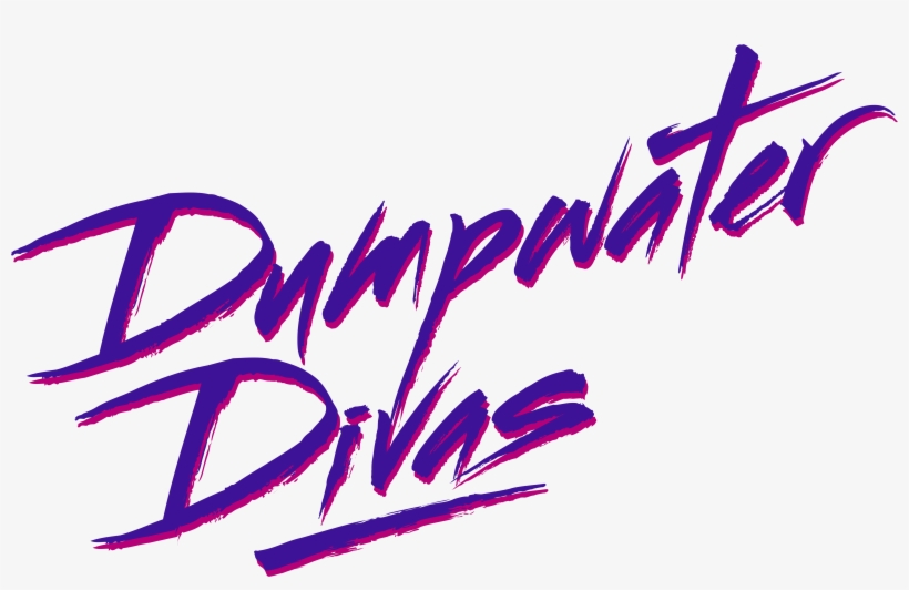 Dumpwater Divas Logo - Calligraphy Transparent PNG - 6487x3898 - Free ...