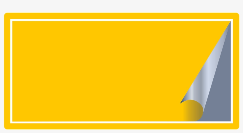 Yellow, Sticker, Tag, Office - Png Tag Transparent PNG - 960x480 - Free ...