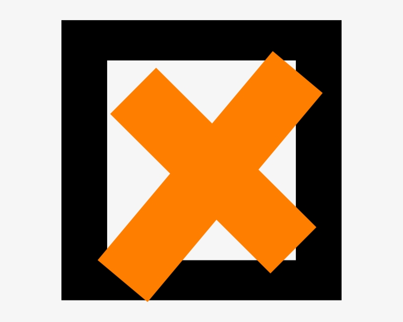Orange Check Mark Transparent Background