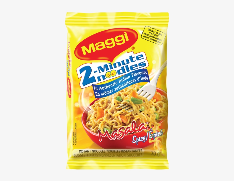 Alt Text Placeholder - Maggi 2 Minute Noodles Masala Transparent PNG ...