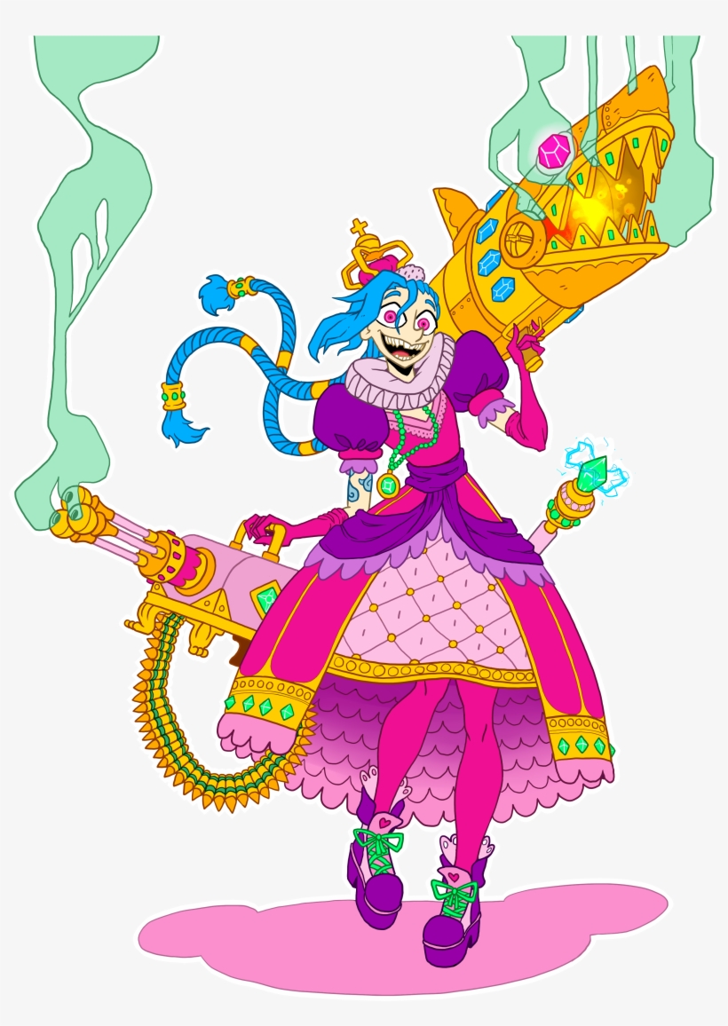 Jinxeswip4nbg - Fishbone Jinx Skin Transparent PNG - 3000x4000 - Free ...