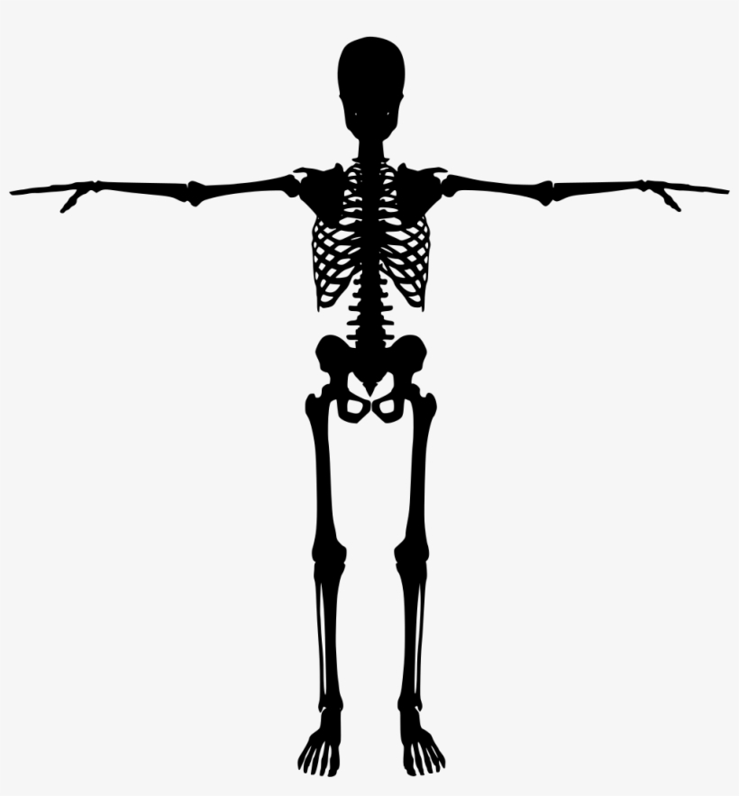 Silhouette Skeleton At Getdrawings - Skeleton Silhouette Png ...