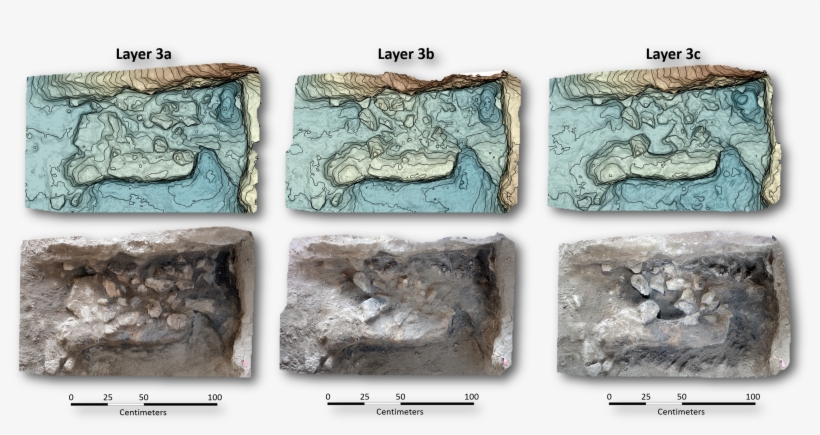 Digital Elevation Models And Orthographic Photos (bottom) Transparent ...