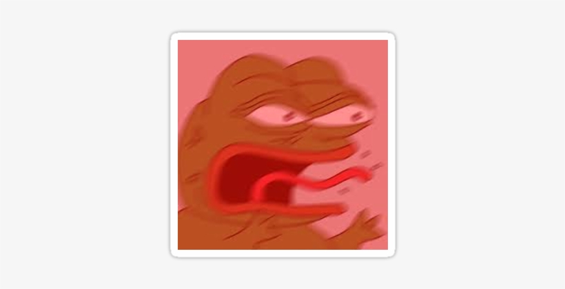 Download Angry Pepe - Pepe The Frog Triggered - HD Transparent PNG ...