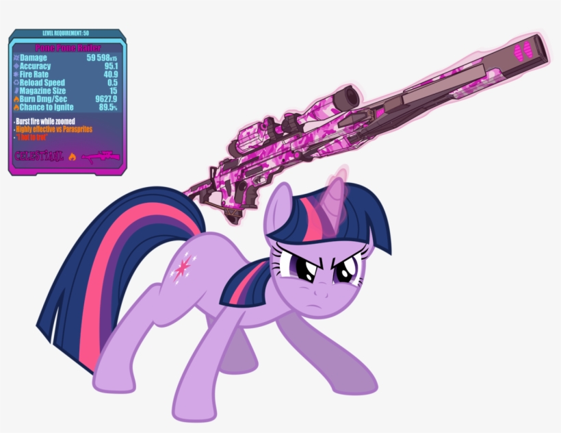 Hazel-pony, Borderlands 2, Dahl, Gun, Safe, Solo, Twilight - Twilight ...