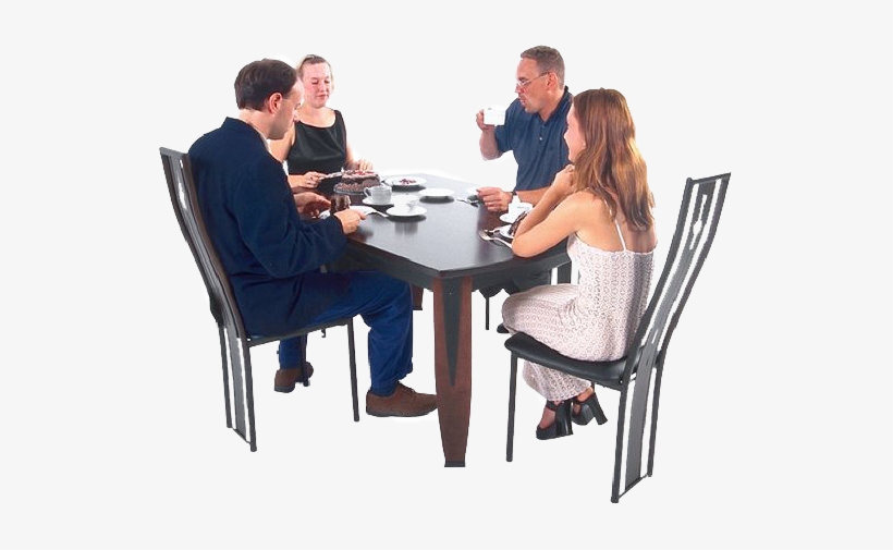 Dinner Png Download - People Sitting At Table Png Transparent PNG ...