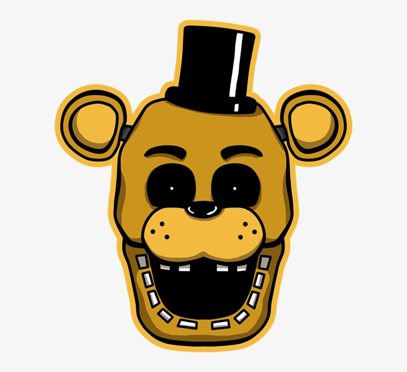 Download Golden Freddy Head By Kaizerin - Fnaf Golden Freddy Head - HD ...