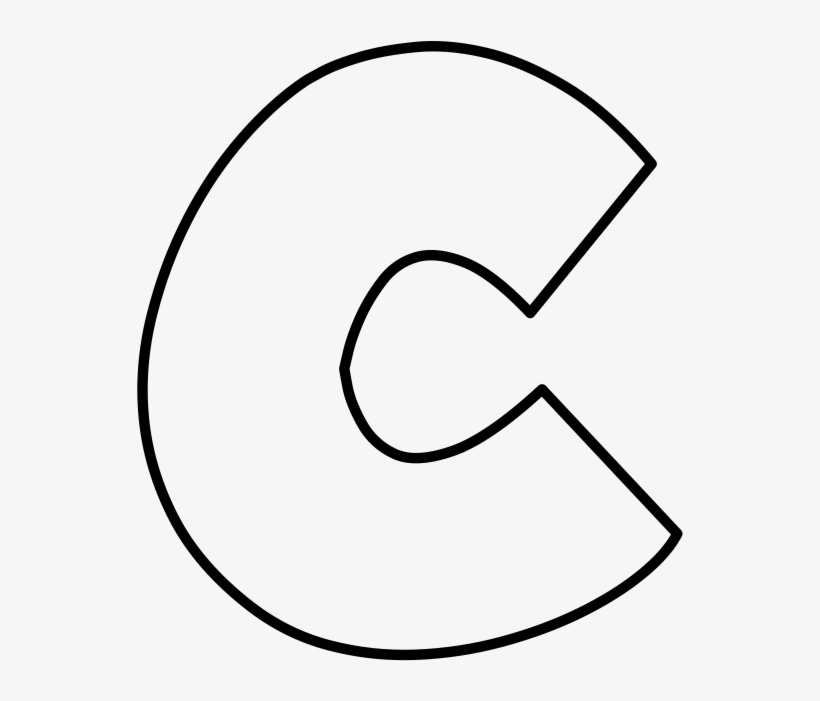 Download Beth's Music Notes - Letter C Outline Png - HD Transparent PNG ...