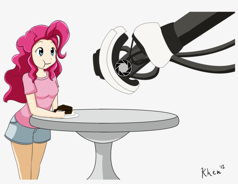 Kprovido, Cake, Crossover, Glados, Humanized, Pinkie - Cake Transparent ...