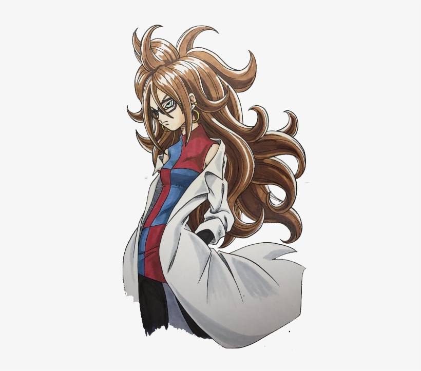 Download Android 21 Render - Dibujos Dragon Ball Fighterz - HD ...