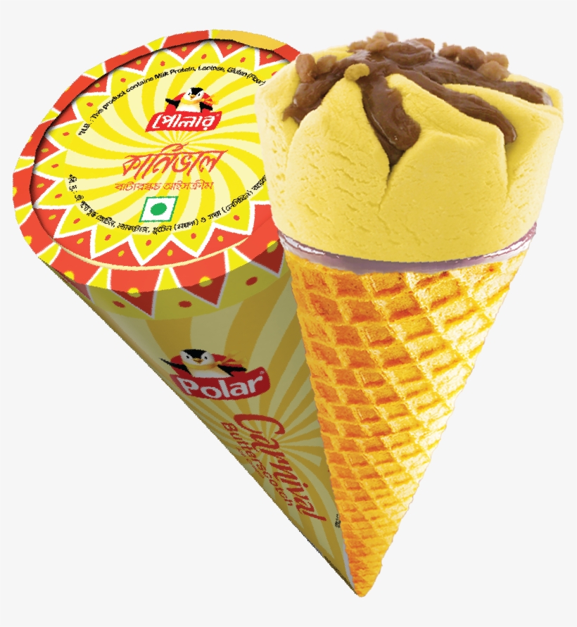 1523798749 Butterscotch - Ice Cream Butterscotch Cone Transparent PNG ...