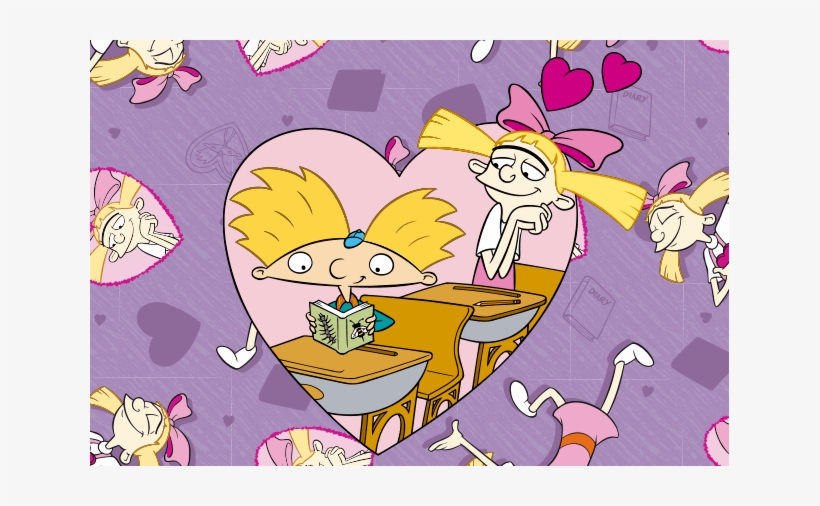 Cartoons And Hey Arnold Image - Arnold Y Helga Enamorados Transparent ...