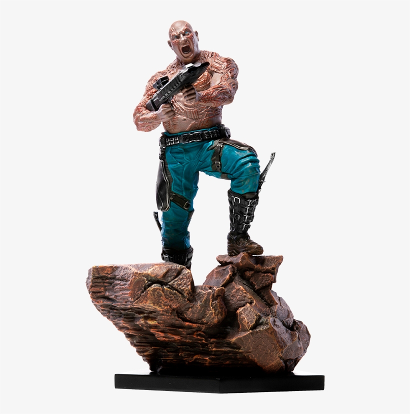 Drax Statue - Iron Studios Infinity War Drax Transparent PNG - 480x748 ...