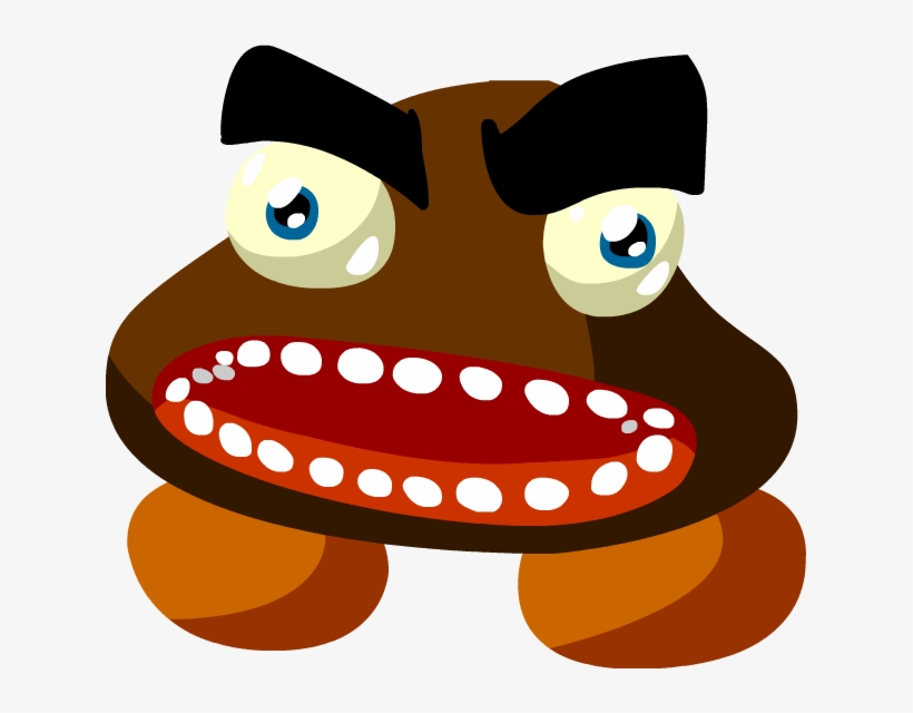 Scary Goomba - Digital Art Transparent PNG - 629x560 - Free Download on ...