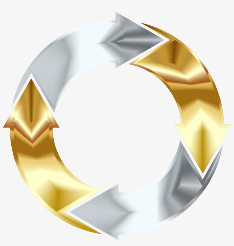 This Free Icons Png Design Of Gold And Silver Circular Transparent PNG ...