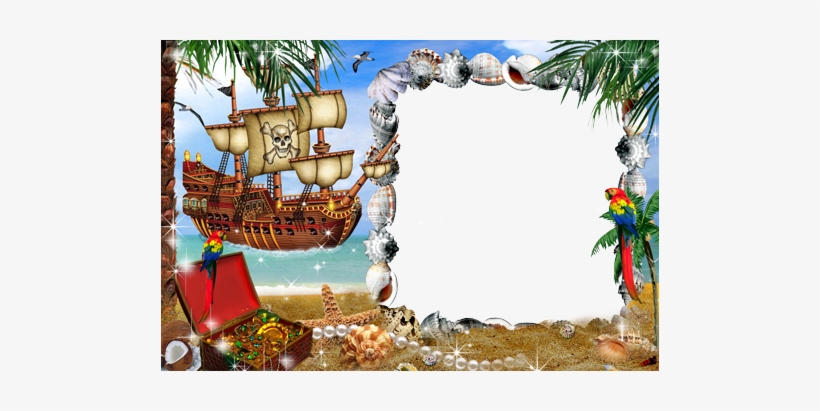 Pirate Ship Border