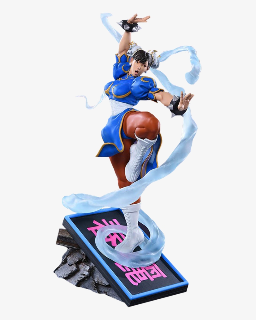 Chun Li V Trigger Statue - Street Fighter Chun Li Statue Transparent ...