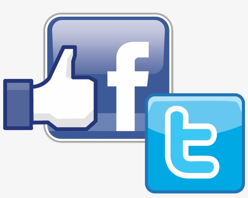 Facebook And Twitter Logo Png - Facebook Icon Transparent PNG ...