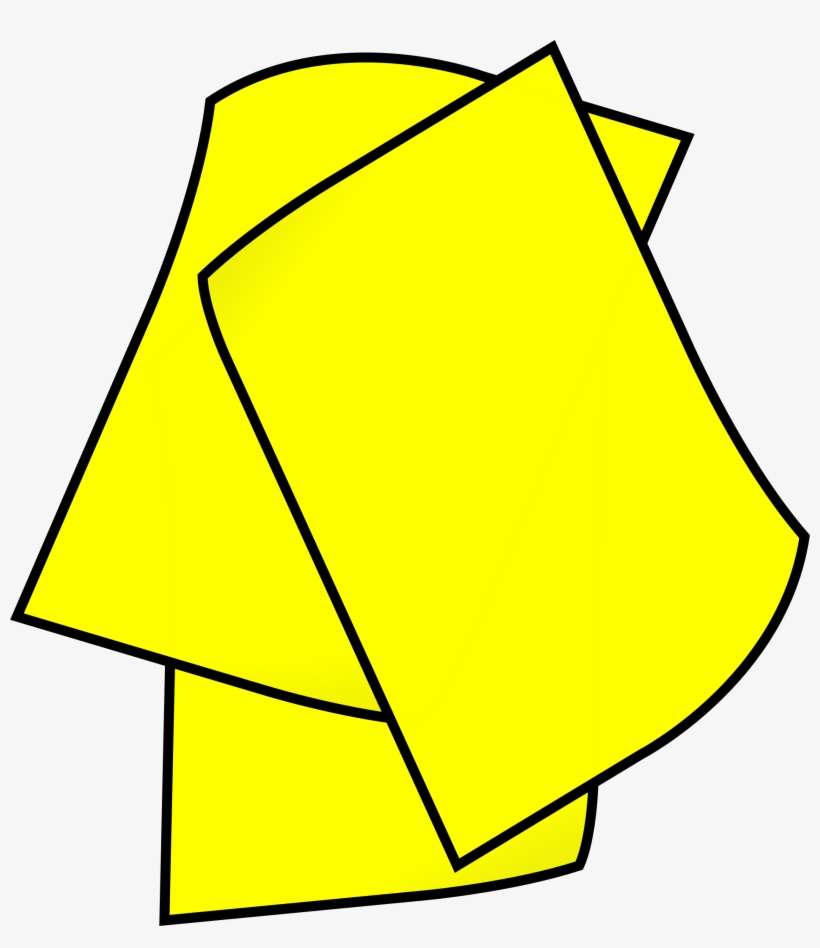 This Free Icons Png Design Of Stack Of Yellow Paper Transparent PNG ...