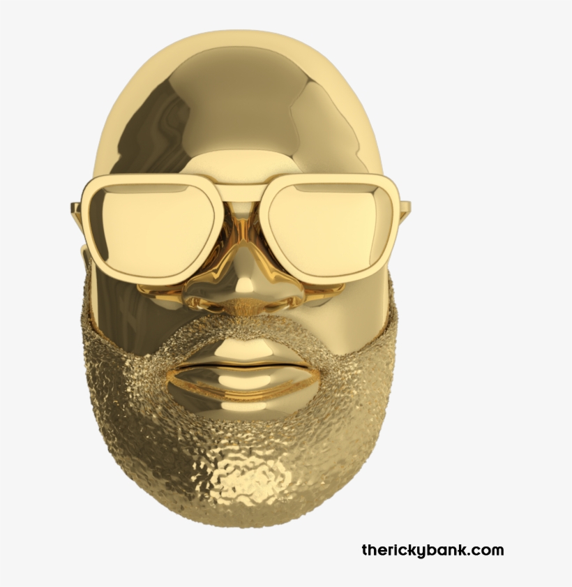 Rickybank8 - Rick Ross With Gold Transparent PNG - 800x800 - Free ...