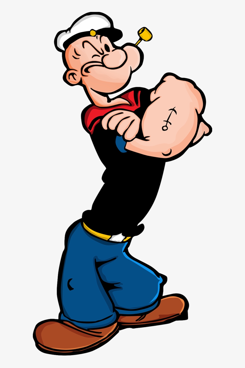 Popeye - Popeye Cardboard Stand-up Transparent PNG - 600x1152 - Free ...