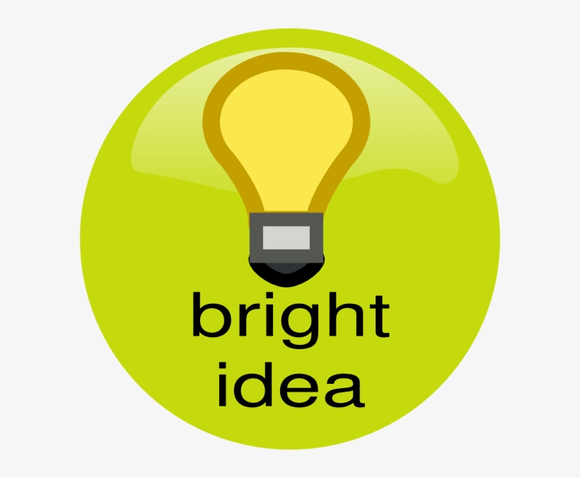 Bright Idea Lightbulb Clipart
