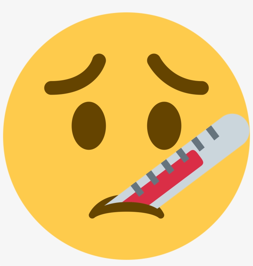 Sick Emoji - Cara De Enfermo Emoji Transparent PNG - 2000x2000 - Free ...