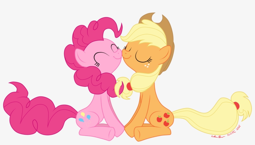 Applejack Applepie Artist Stupidlittlecreature Nuzzle - Pinkie Pie ...