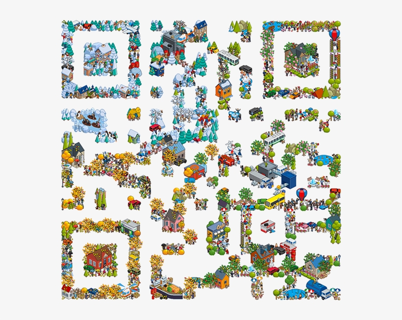 Download Qr Code Pixel Art - HD Transparent PNG - NicePNG.com