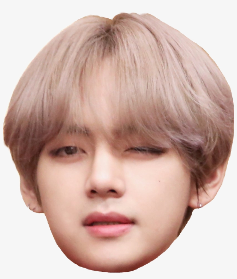 Download Bts V Taehyung Btsdna Remixit - Bts V Face Png - HD ...