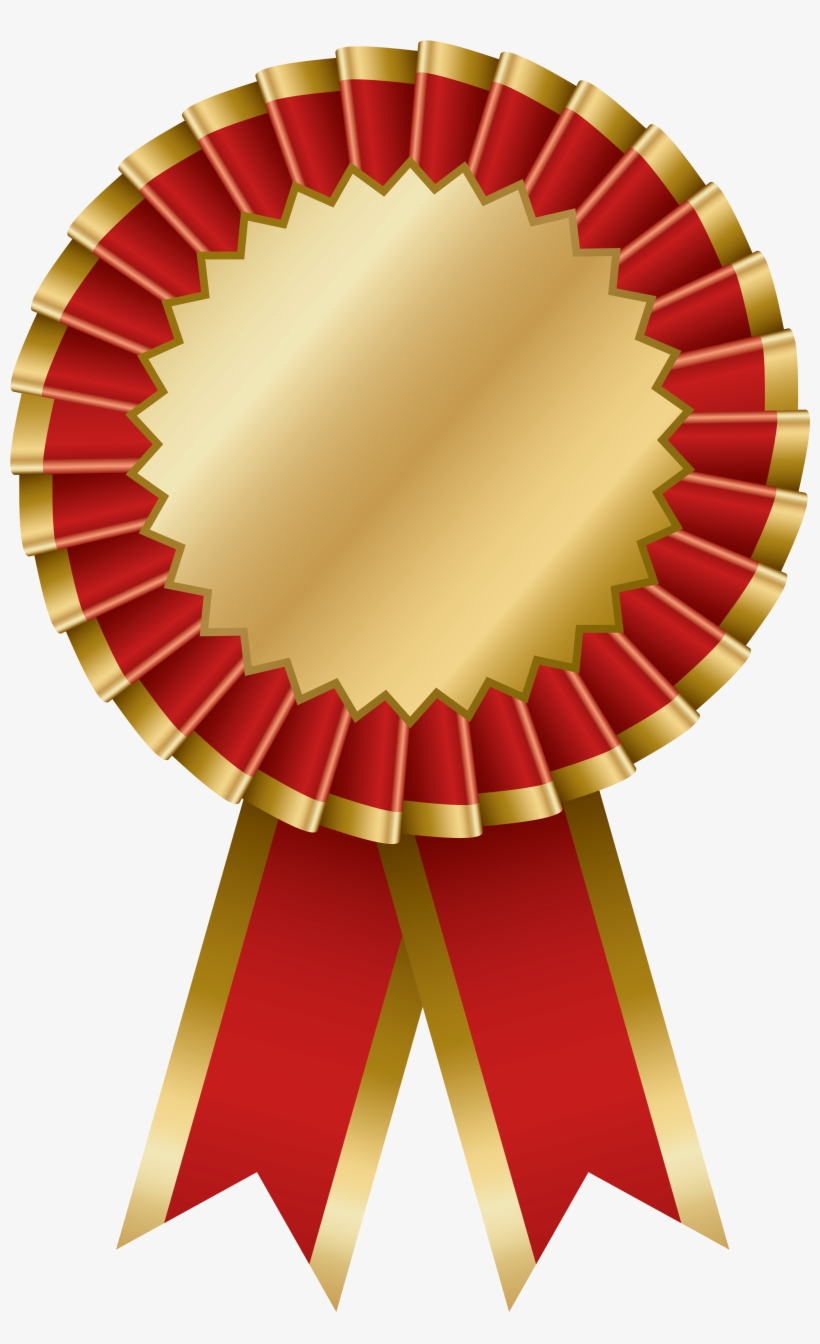 Pin By F 117 On Badges Banners Rosettes Labels Png - Gold Medal Ribbon ...