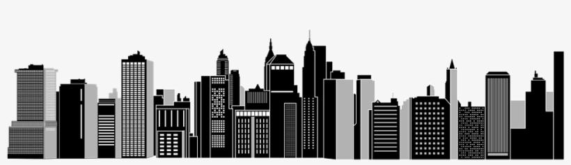 City Skyline Graphic - Cityscape Png Transparent PNG - 960x480 - Free ...