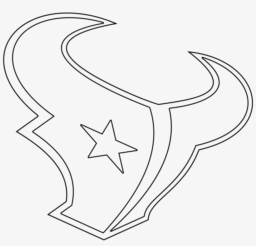 Houston Texans Drawing Logo Stencil - Houston Transparent PNG ...