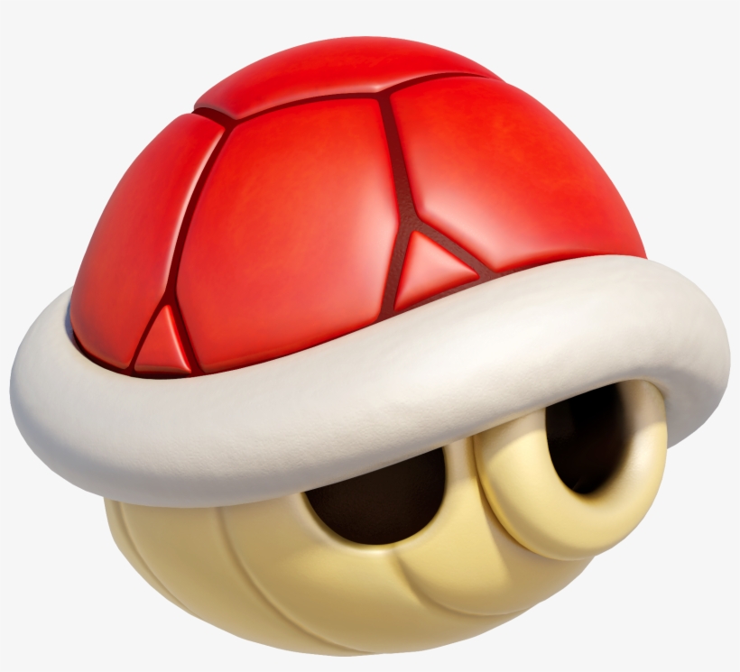 Red Shell - Caparazon Verde Mario Kart Transparent PNG - 1660x1428 ...