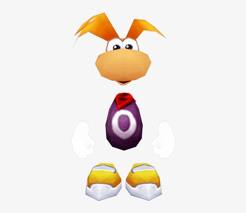 Rayman 2 Png Clip Transparent Library - Rayman 2 Model Transparent PNG ...