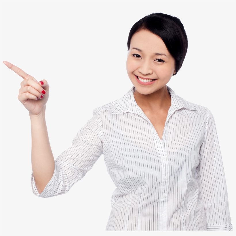 Women Pointing Left Png Image - Girl Transparent PNG - 4809x3200 - Free ...