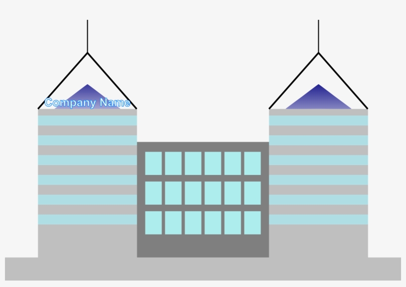 Office Clipart Company Building - Vektor Perusahaan Transparent PNG ...