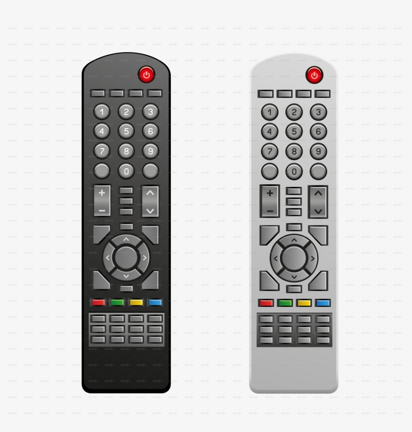 Control Vector Tv Remote - Tv Remote Controller Transparent PNG ...