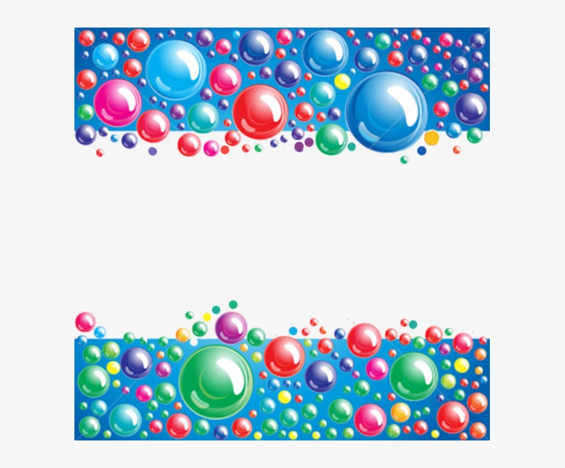 Share This Image - Bubbles Border Transparent PNG - 603x600 - Free ...