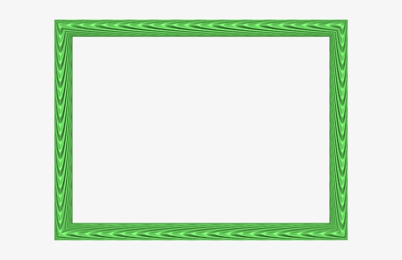 Download Green Border Frame Png Hd - Elegant Green Borders And Frames ...