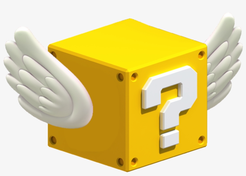 Download Flying Question Block - Mystery Block Super Mario - HD ...